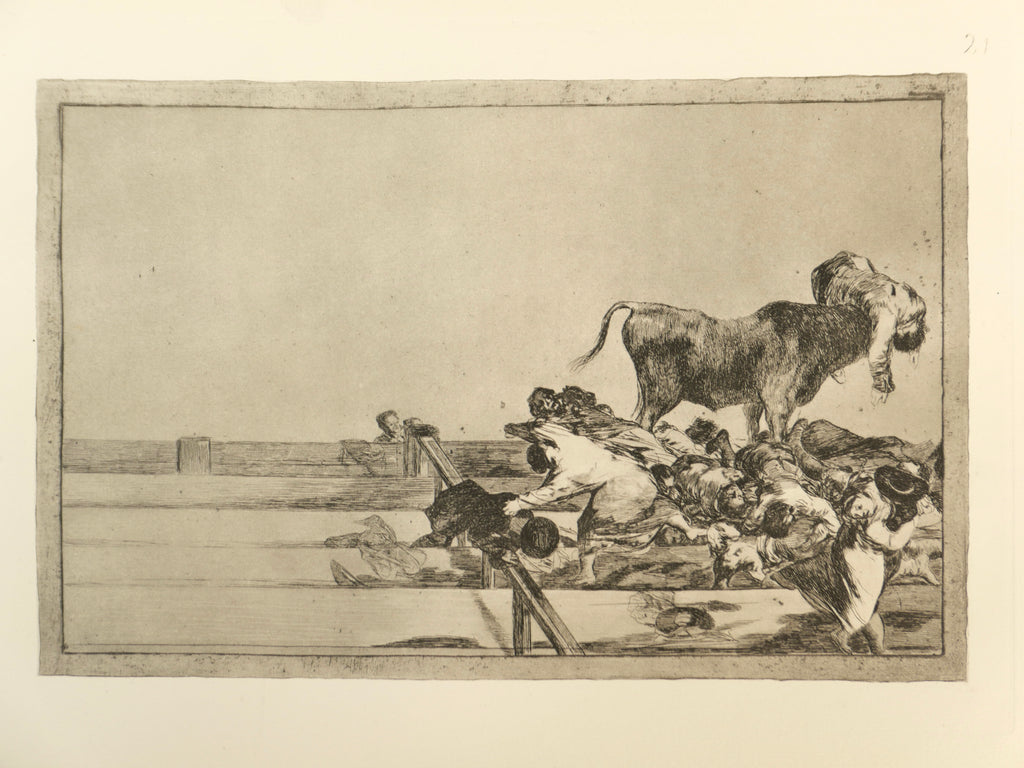 Goya, Francisco. (1746 - 1828) Tauromachie. Faksimileausgabe. 43 Helio ...