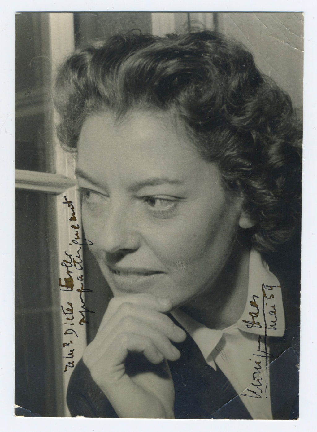 Haas, Monique. (1909–1987) Signed Photograph – Schubertiade Music and Arts