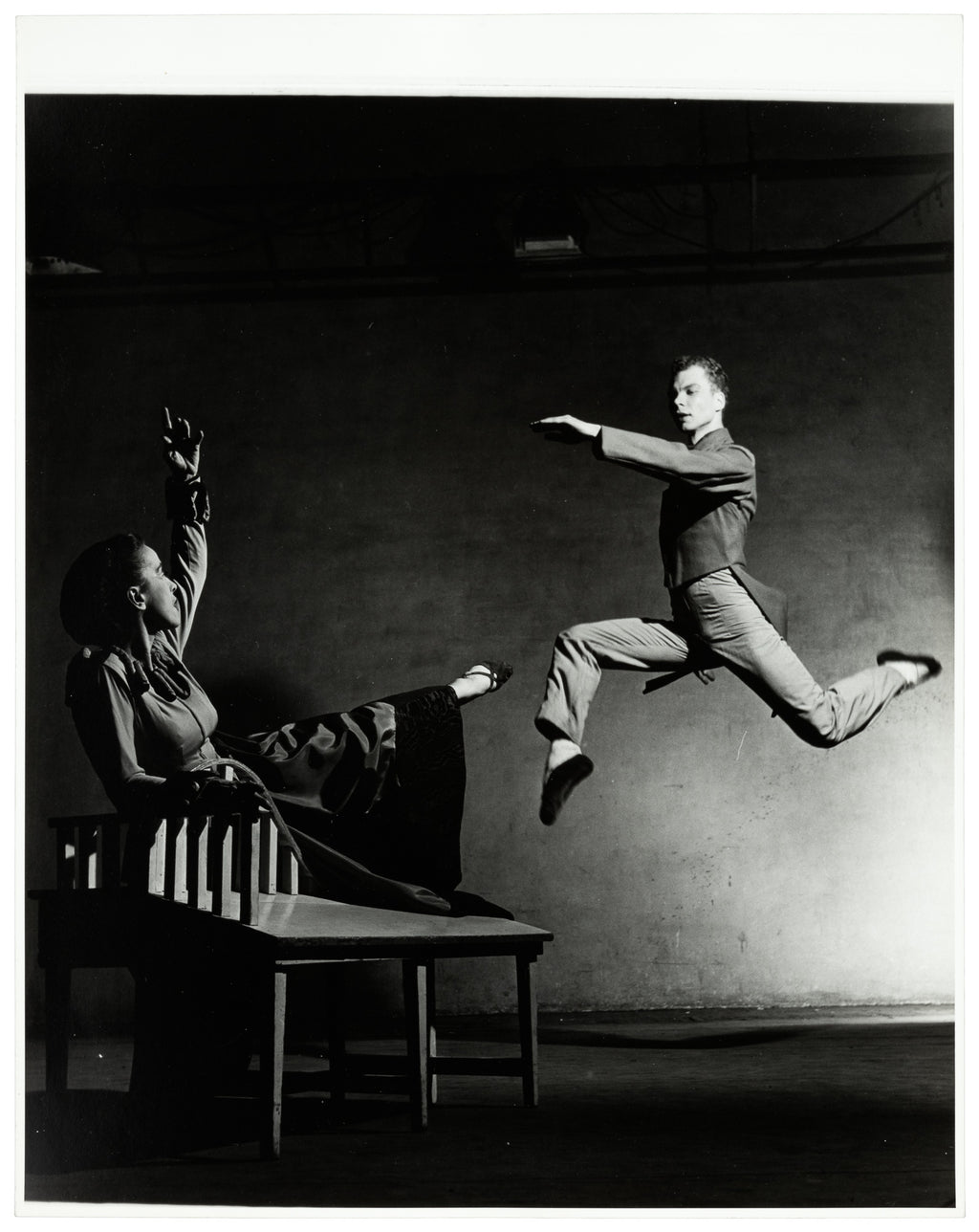 [Graham, Martha. (1894–1991) & Cunningham, Merce. (1919-2009)] Halsman ...
