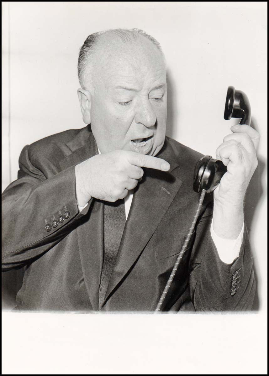 [Film & Theater] Hitchcock, Alfred. (1899 - 1980) Funny Vintage Photog ...