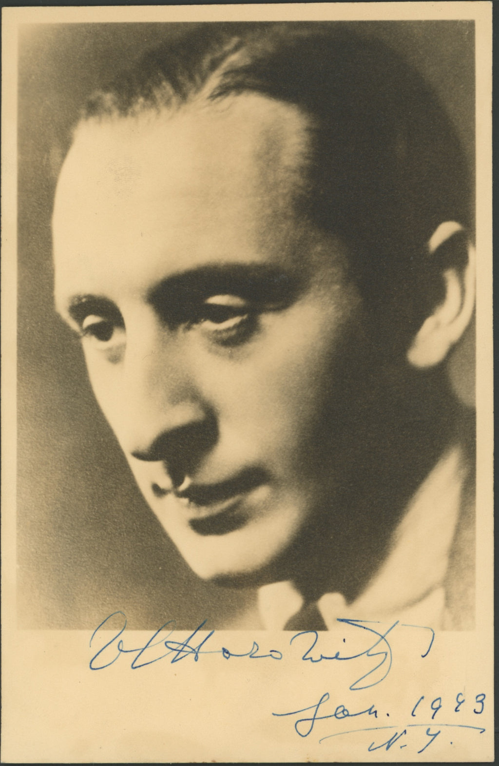 Horowitz, Vladimir. (1903–1989) Signed Photograph – Schubertiade Music ...