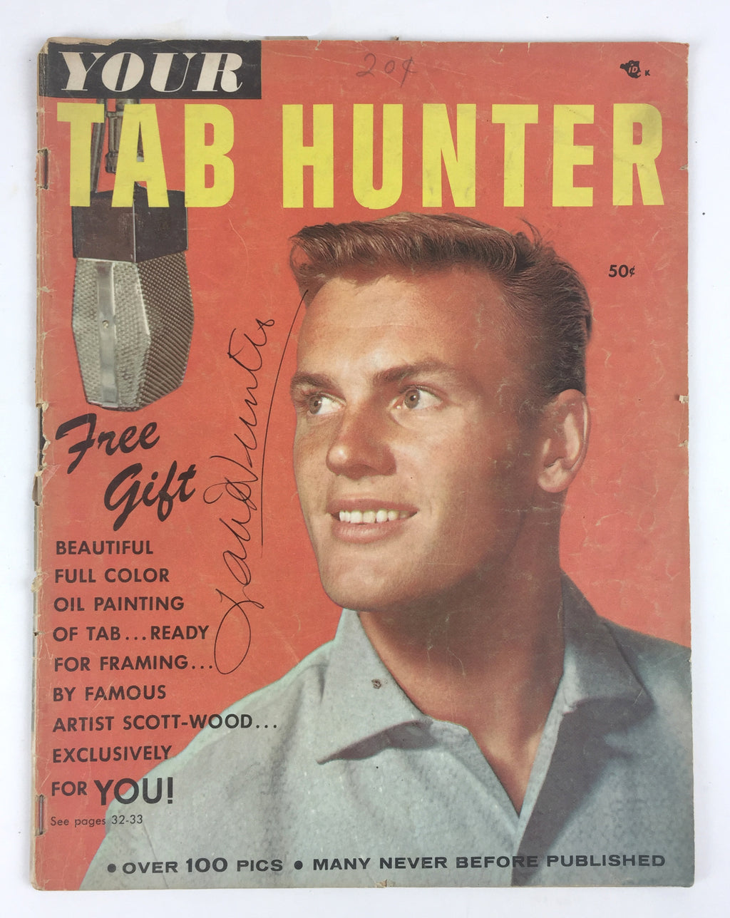 Hunter, Tab. (1931–2018) 1957 Magazine "Your Tab Hunter" - SIGNED ...