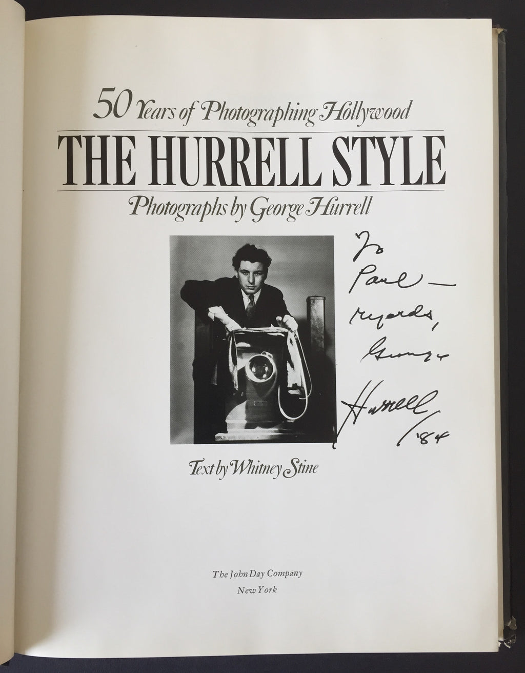 Hurrell, George. (1904-1992) [Stine, Whitney.] The Hurrell Style: 50 Y ...