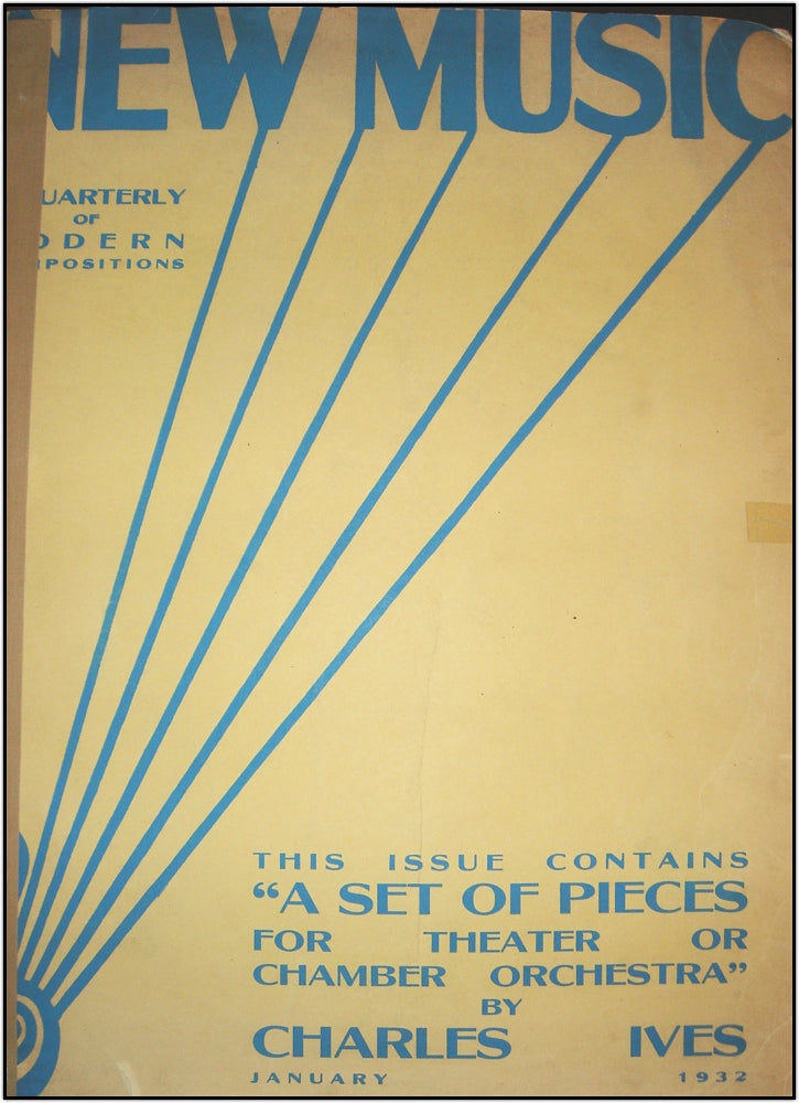 Ives, Charles. (1874–1954) A Set of Pieces for Theater or Chamber Orch ...