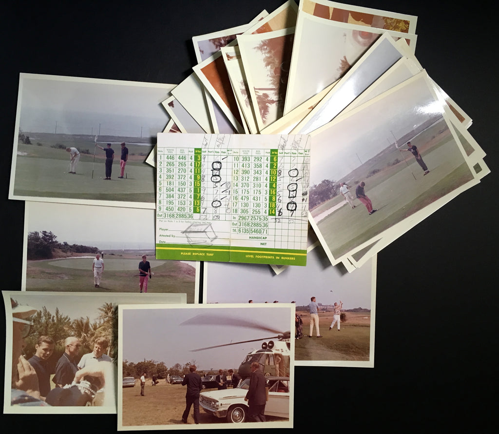 [Kennedy, John F. (1917–1963)] Golf Score Card and Original Photograph ...