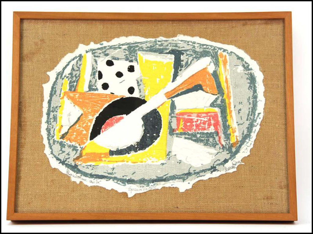 [Dada] Janco, Marcel. (1895 - 1984) Mandoline au Sol – Schubertiade ...