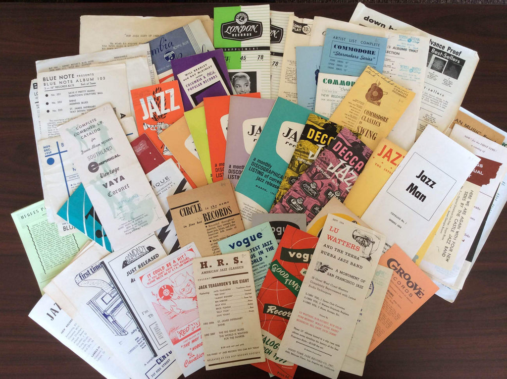 [Jazz] Collection of Jazz Record Catalogs and Brochures, 1940's-1960's ...