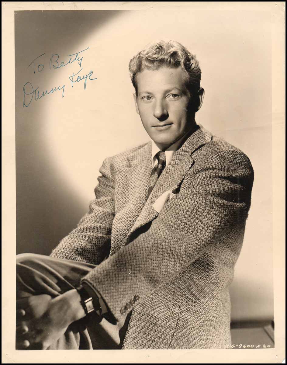 [Film & Theatre] Kaye, Danny. (1913 - 1987) Signed Photograph ...
