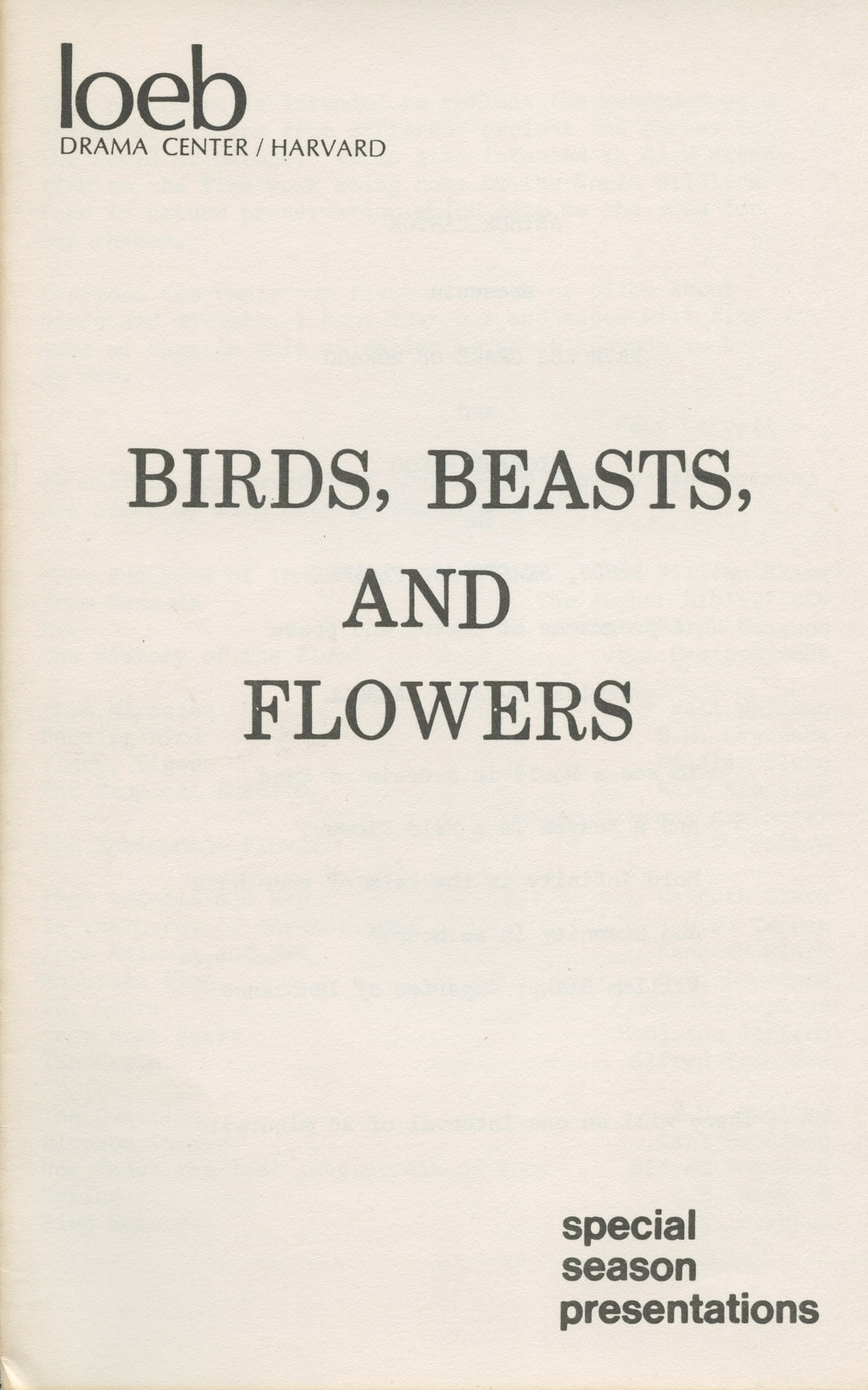 [Kelly, Grace. (1929–1982) & Pasco, Richard. (1926–2014)] "Birds, Beas ...
