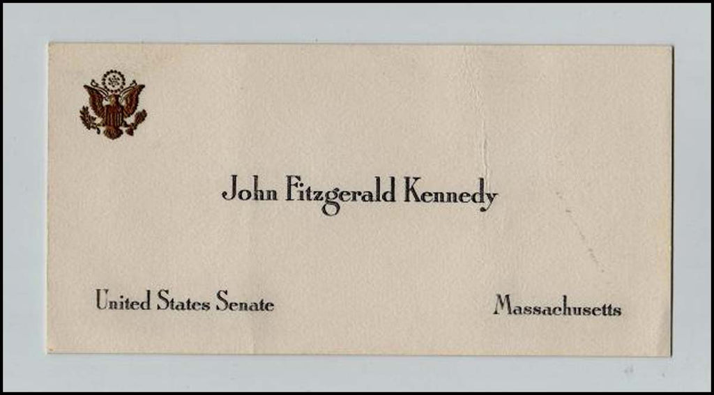 [History & Science] Kennedy, John F. (1917–1963) Original Senate Busin ...