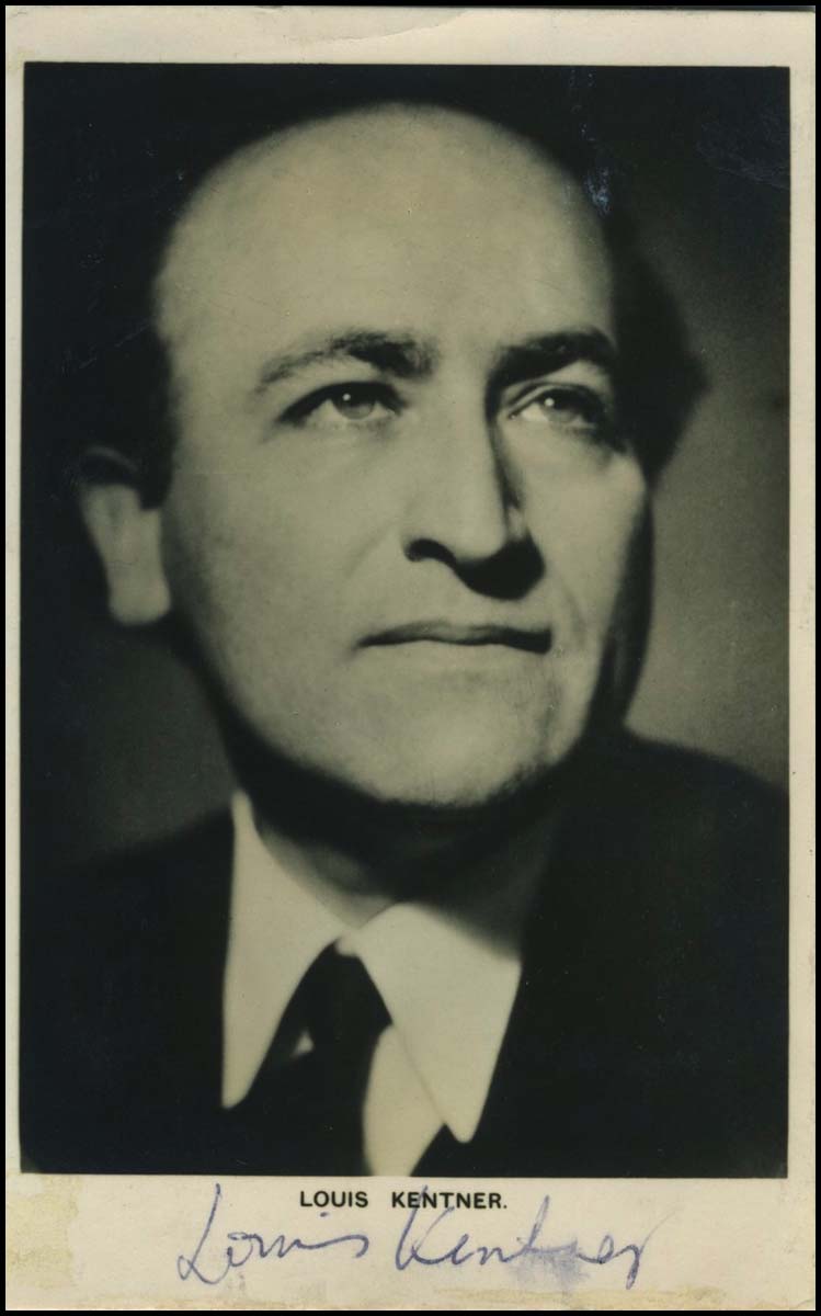 Kentner, Louis. (1905 - 1987) Signed Photograph – Schubertiade Music ...