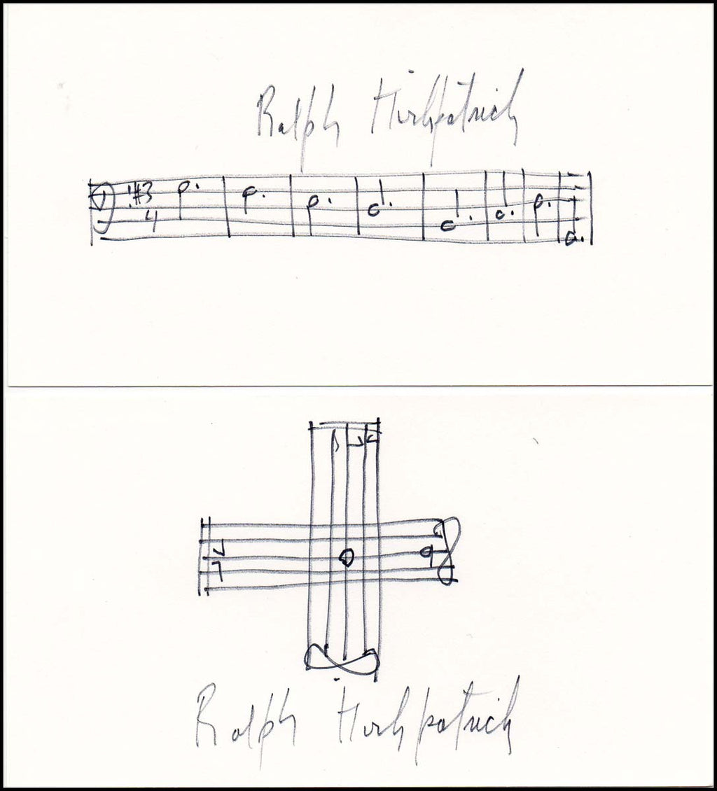 Kirkpatrick, Ralph. (1911 - 1984) Autograph Musical Quotations ...
