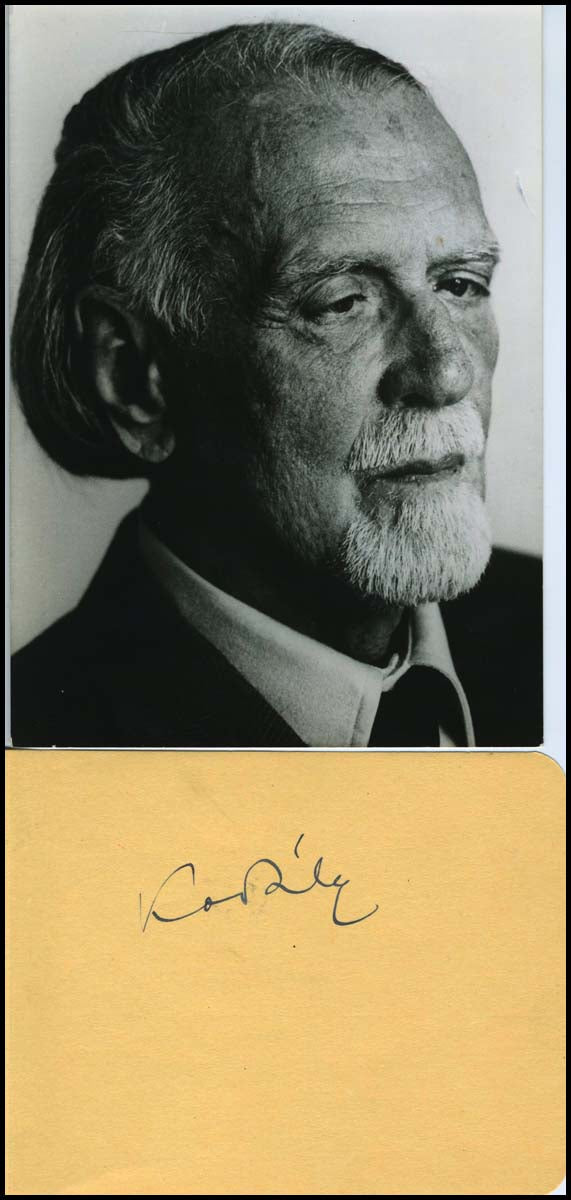 Kodály, Zoltán. (1882-1967) Autograph Signature & Original Photograph ...