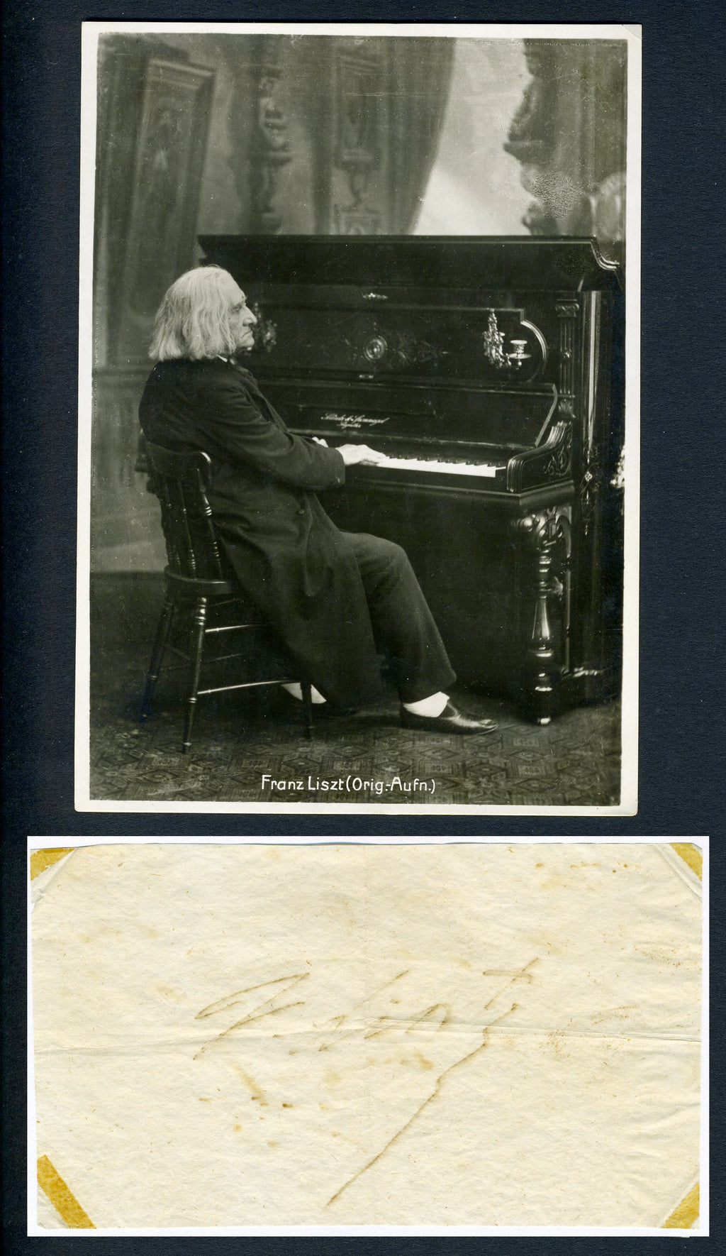 Liszt, Franz. (1811–1886) Autograph Signature – Schubertiade Music and Arts