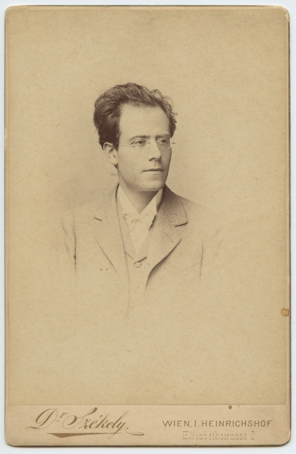 Mahler, Gustav. (1860-1911) [Székely, Josef. (1838 - 1901)] Gustav Mah ...