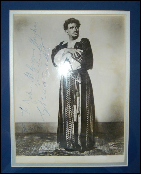 Martinelli, Giovanni. (1885–1969) Signed Photograph as Otello ...
