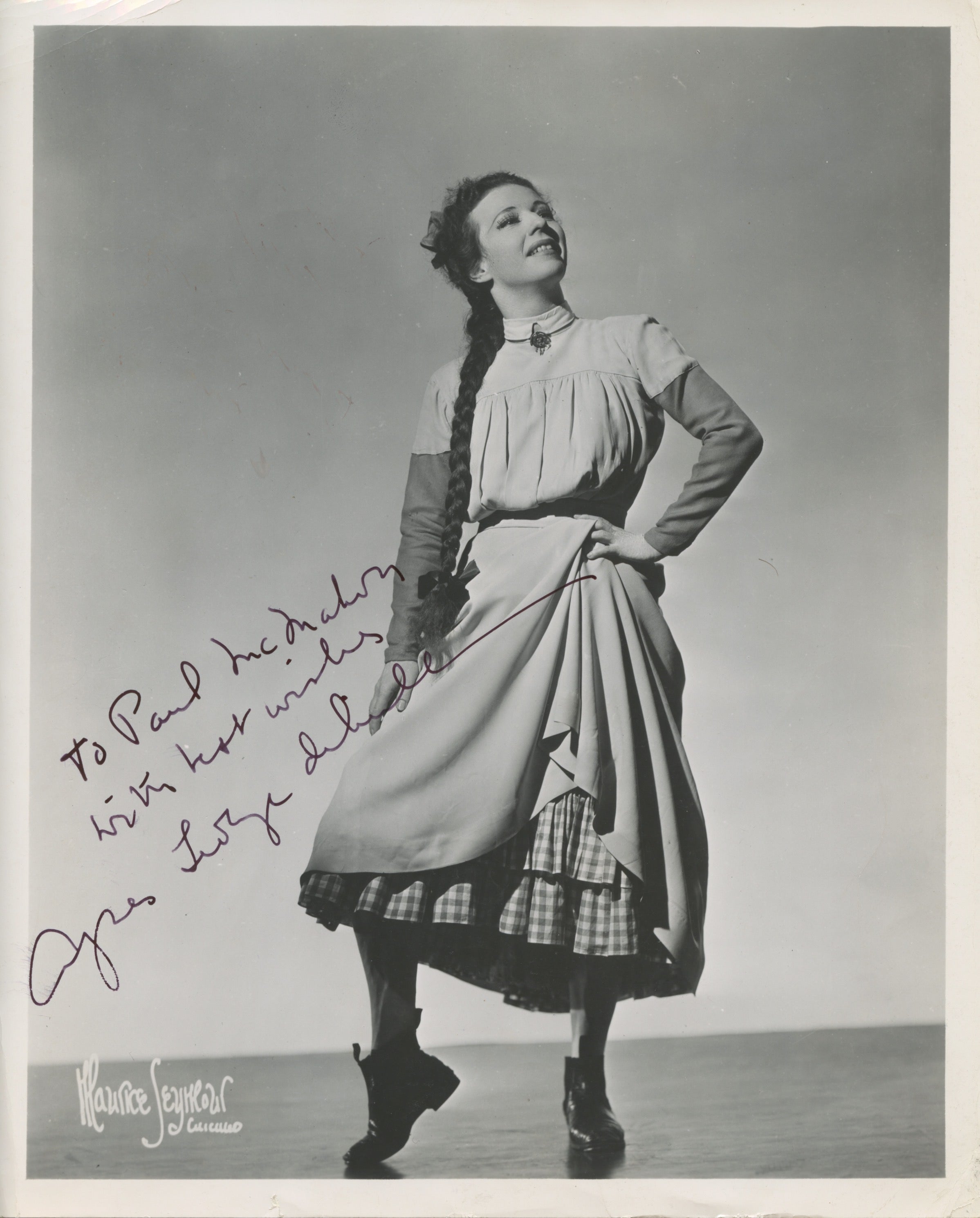 Mille, Agnes de. (1905–1993) "Rodeo" – Signed Photograph – Schubertiade ...