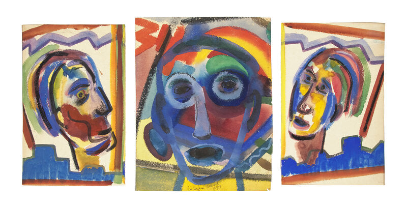 Miller, Henry. (1891–1980) Three Original Paintings – Schubertiade ...