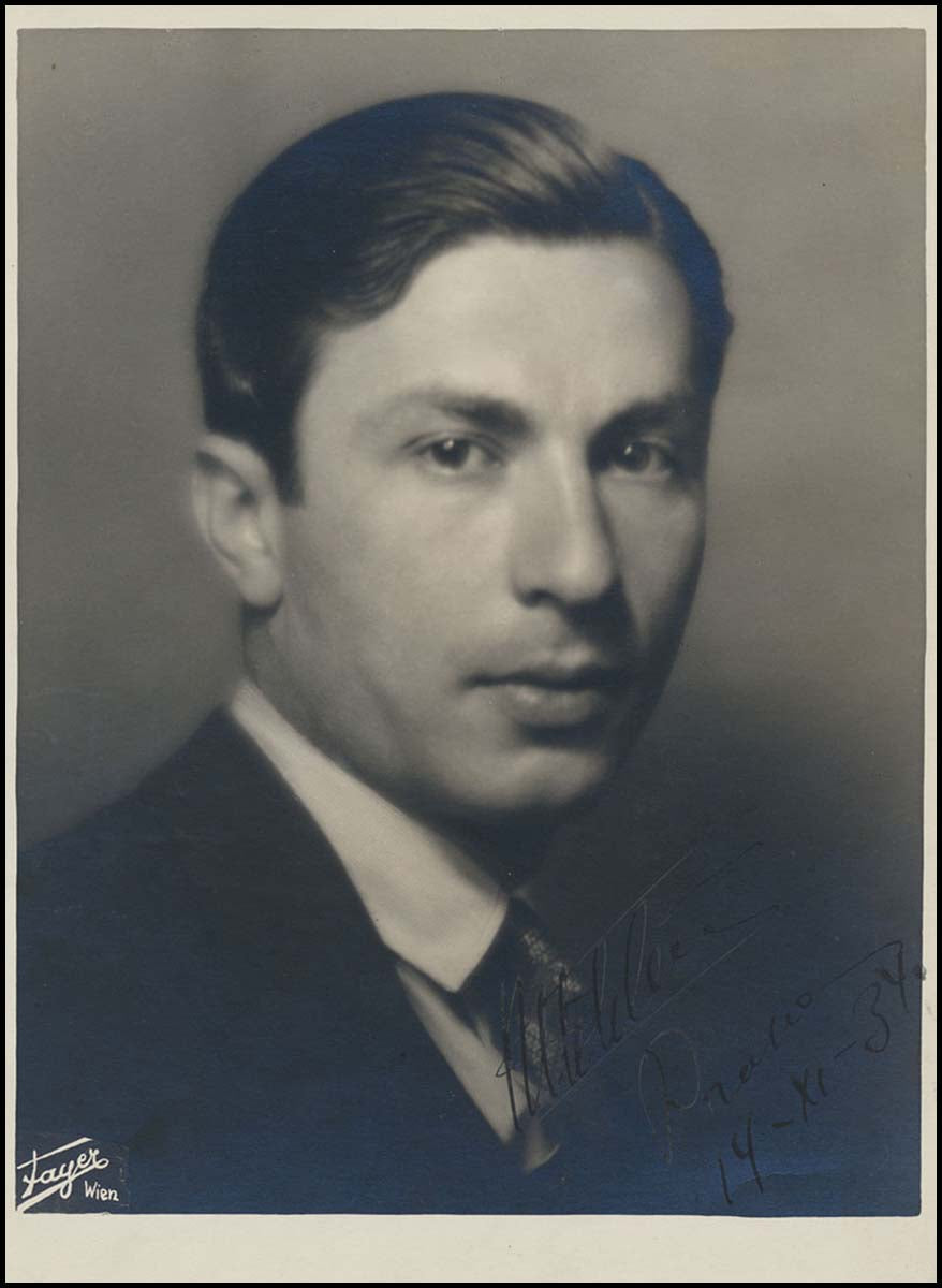 Milstein, Nathan. (1903–1992) Early Signed Fayer Photograph ...