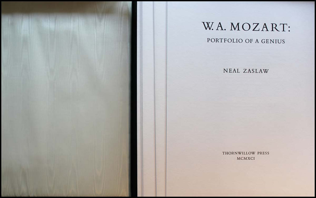 Mozart, Wolfgang Amadeus. (1756–1791) [Zaslaw, Neal.] Portfolio of a G ...