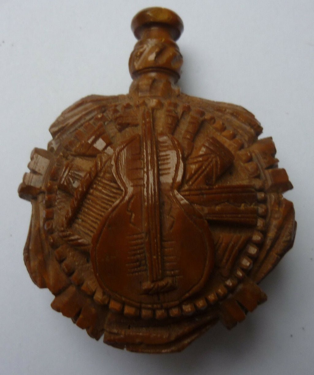 [Music Iconography] [String Instrument] 19th Century Corozo Nut Perfum ...