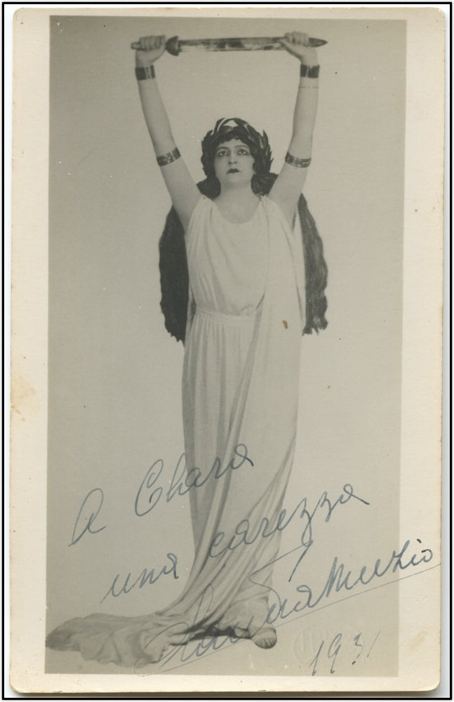 Muzio, Claudia. (1889–1936) Gorgeous Signed Costume Photograph, "Norma ...