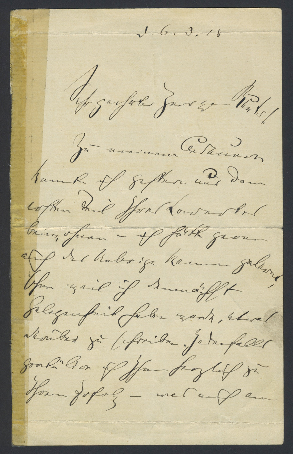 [Von Reuter, Florizel. (1890–1985)] Autograph Letter to Florizel von R ...