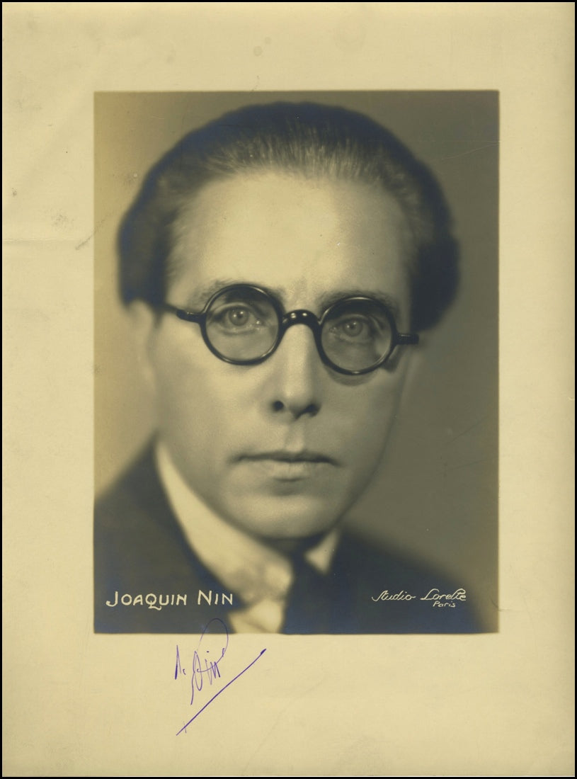 Nin, Joaquin. (1879 - 1949) Signed Photograph – Schubertiade Music and Arts