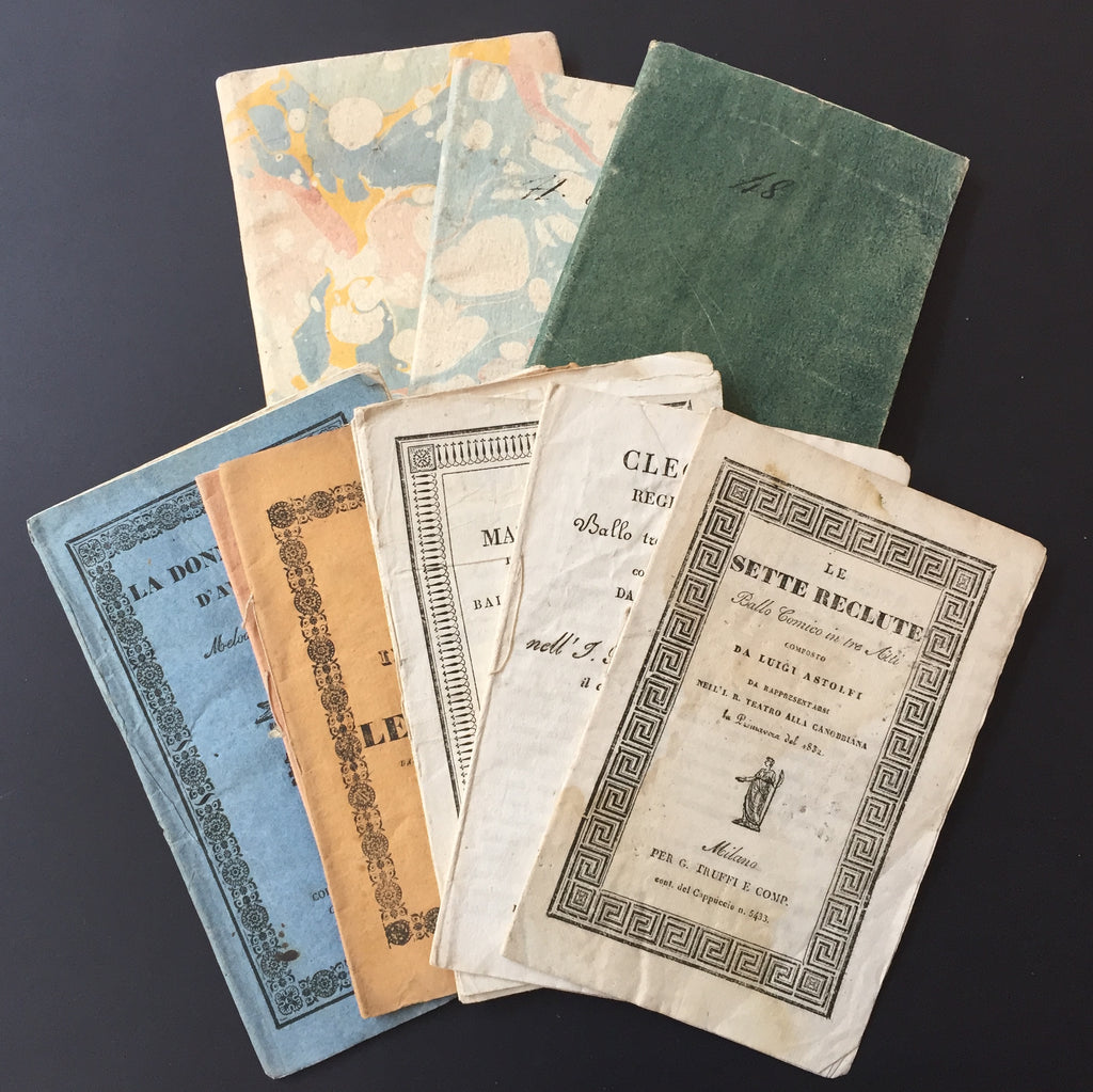 [Opera] Collection of Italian Opera Libretti and Ballet Synopses ...