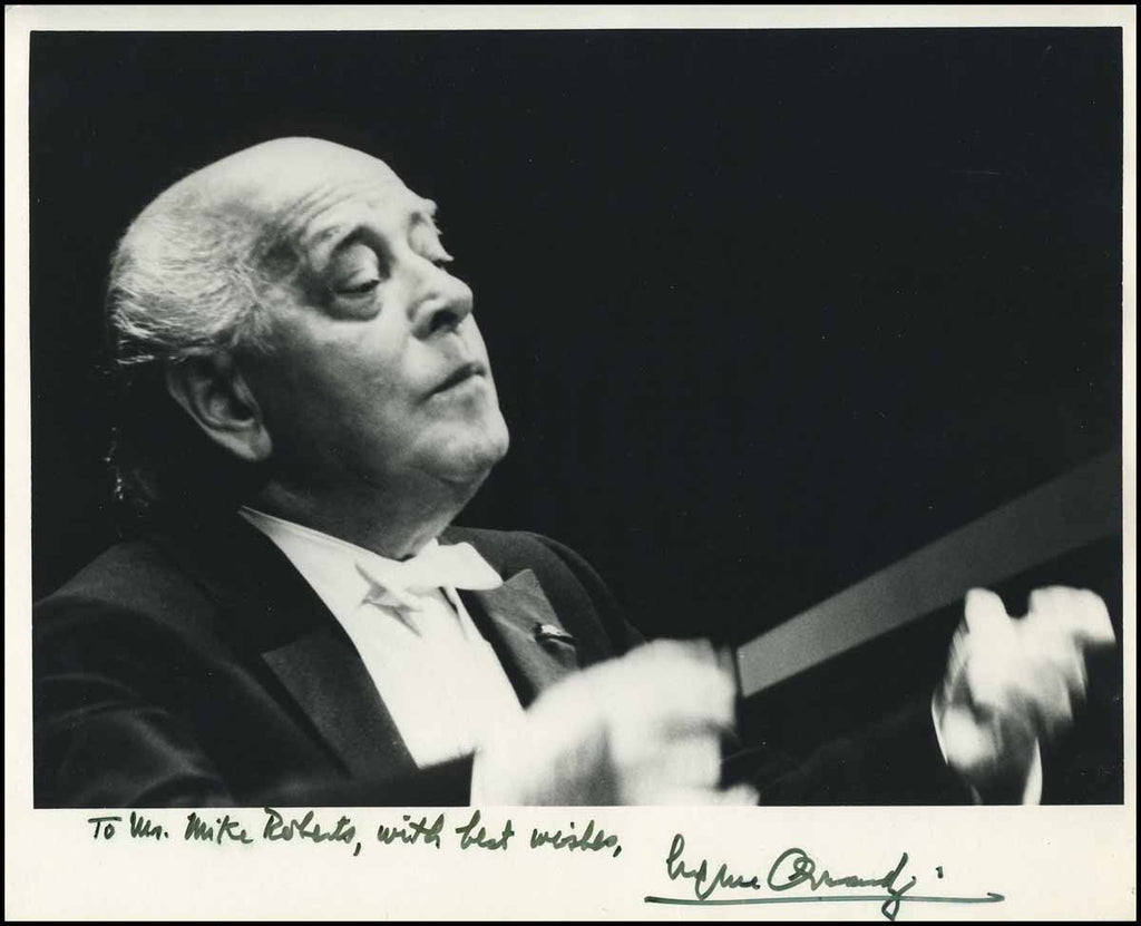 [Conductor] Ormandy, Eugene. (1899–1985) Signed Photograph ...