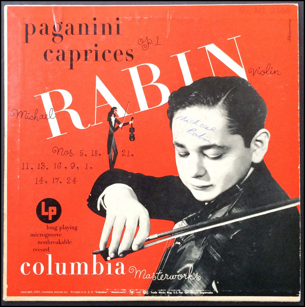 [Paganini, Nicolò. (1782–1840)] Rabin, Michael. (1936–1972) Paganini C ...