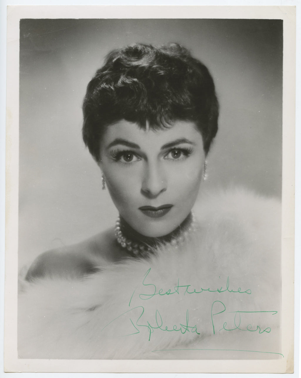 Peters, Roberta. (1930–2017) Signed Photograph – Schubertiade Music and ...