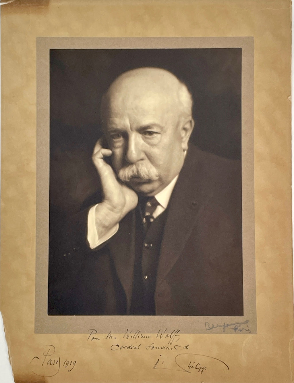 Philipp, Isidor. (1863 - 1958) Two Large Photographs, one Signed ...