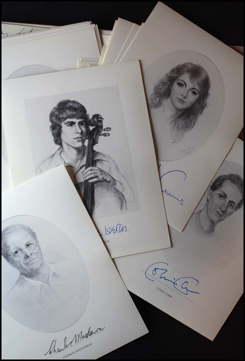 [Various] Portraits of Musicians. SIGNED. – Schubertiade Music and Arts