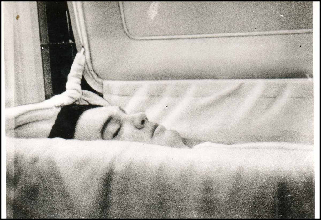 Presley, Elvis. (1935-1977) Original Photograph of Elvis lying in stat ...