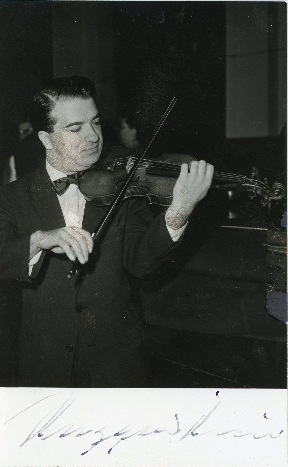 Ricci, Ruggiero. (1918–2012) Signed Photograph – Schubertiade Music and ...