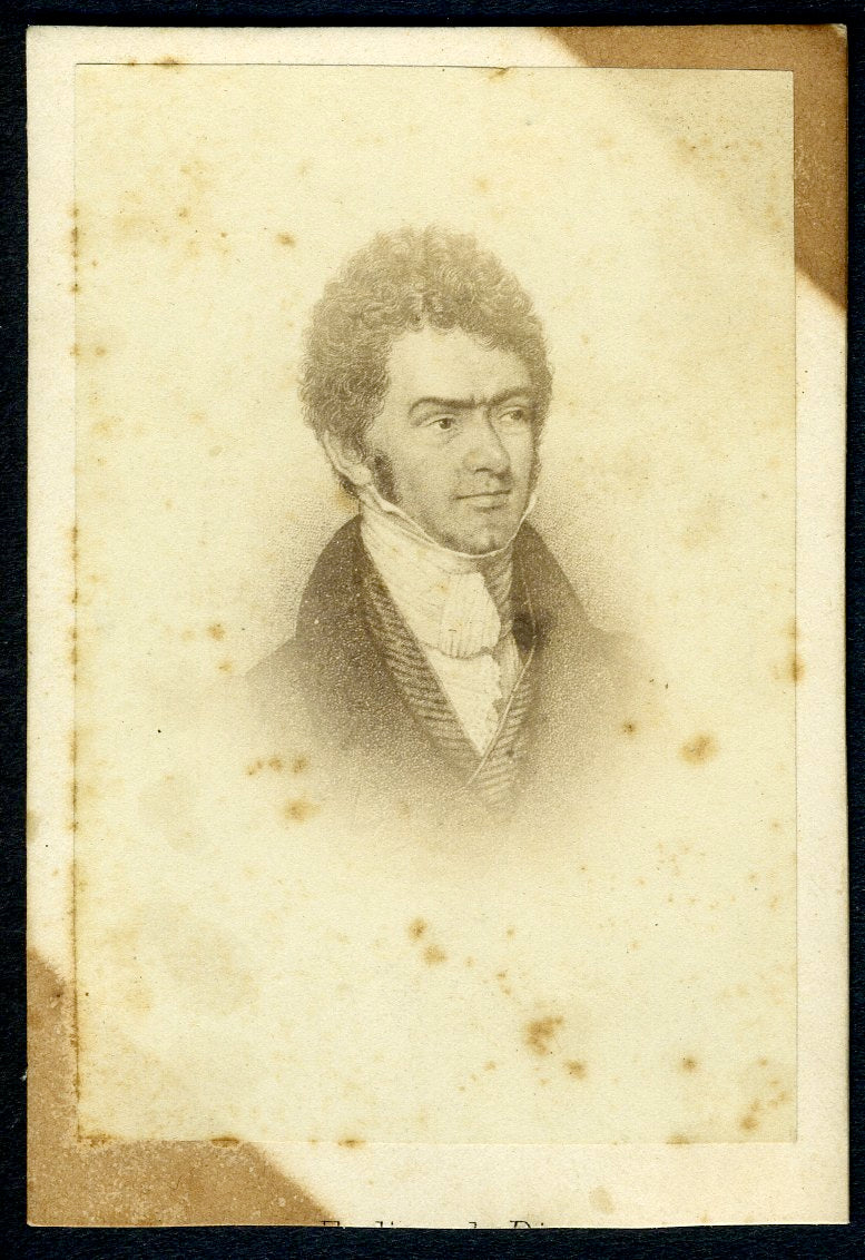 Ries, Ferdinand. (1784-1838) CDV Portrait – Schubertiade Music and Arts