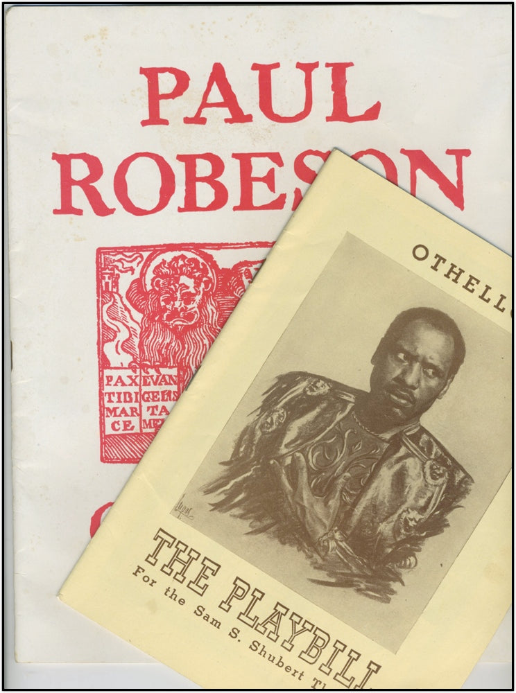 Robeson, Paul. (1898-1976) 1944 Othello Program and Playbill ...