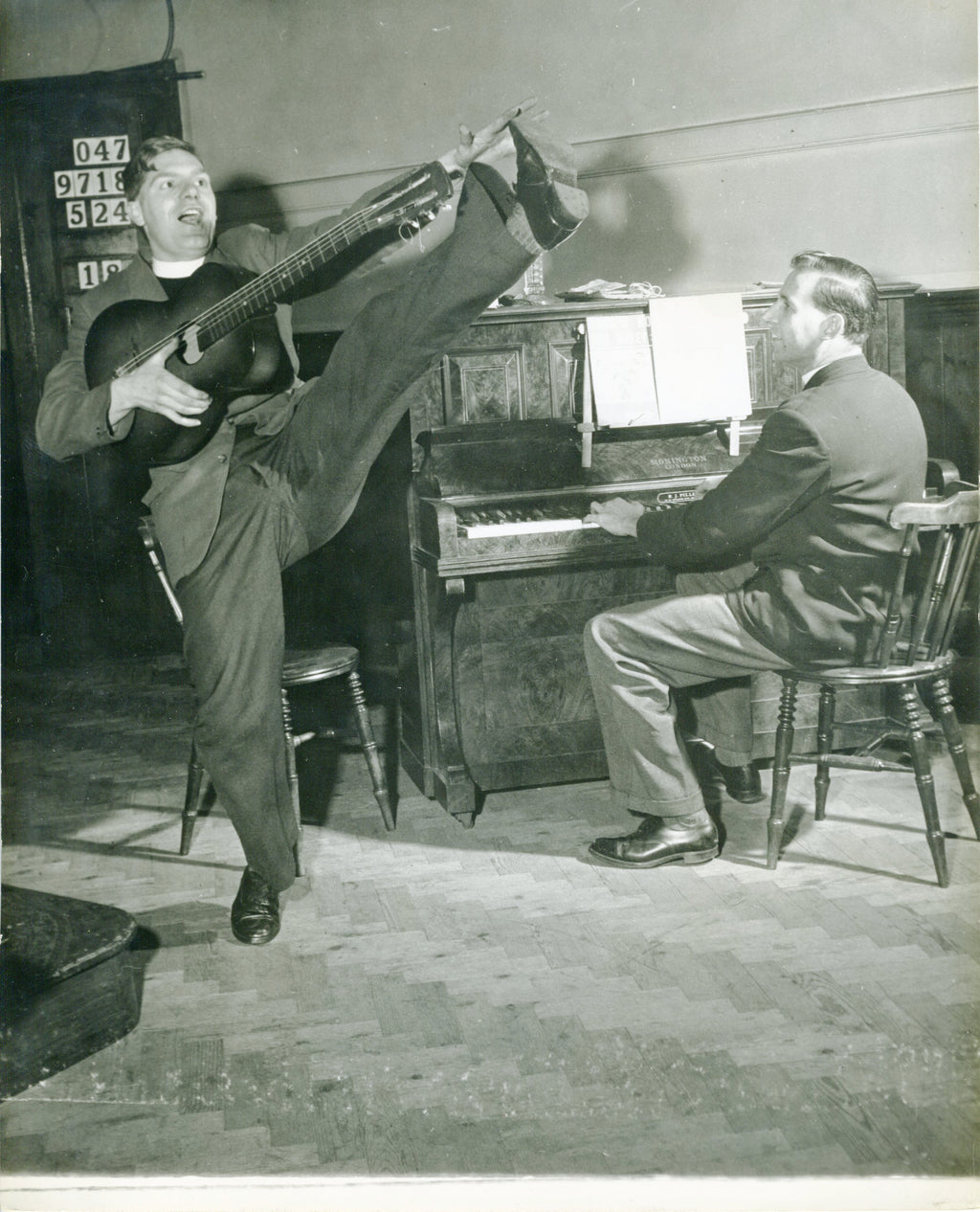 [Rock 'n Roll Parson] "The Parson gets Hep" - Original Press Photograp ...