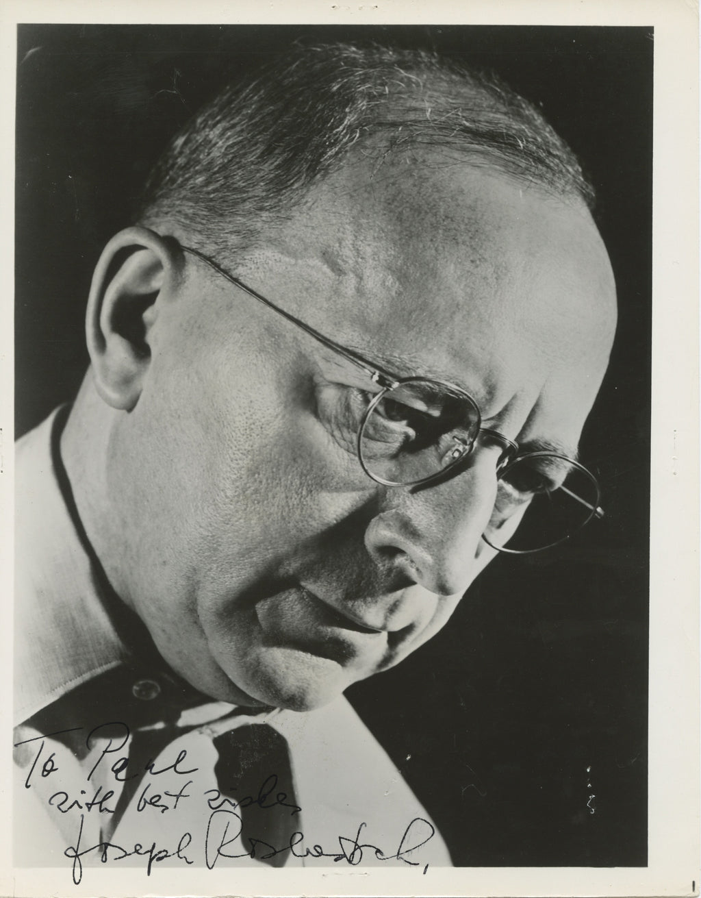 Rosenstock, Joseph. (1895-1985) Signed Photograph – Schubertiade Music ...