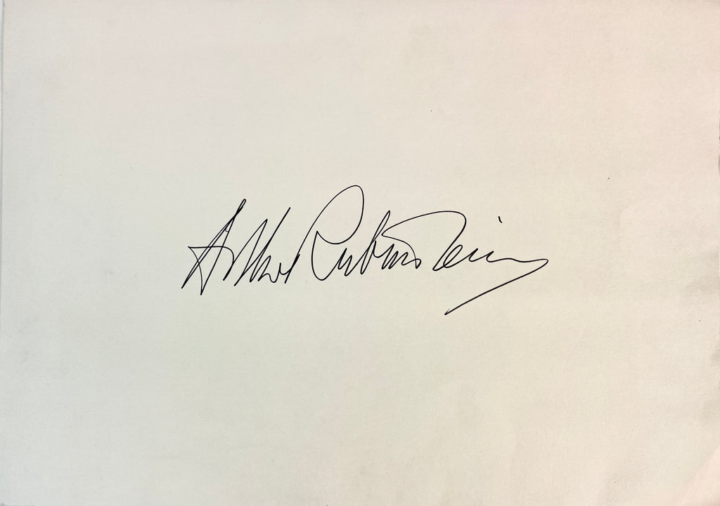 Rubinstein, Arthur. (1887–1982) Enormous Autograph Signature ...