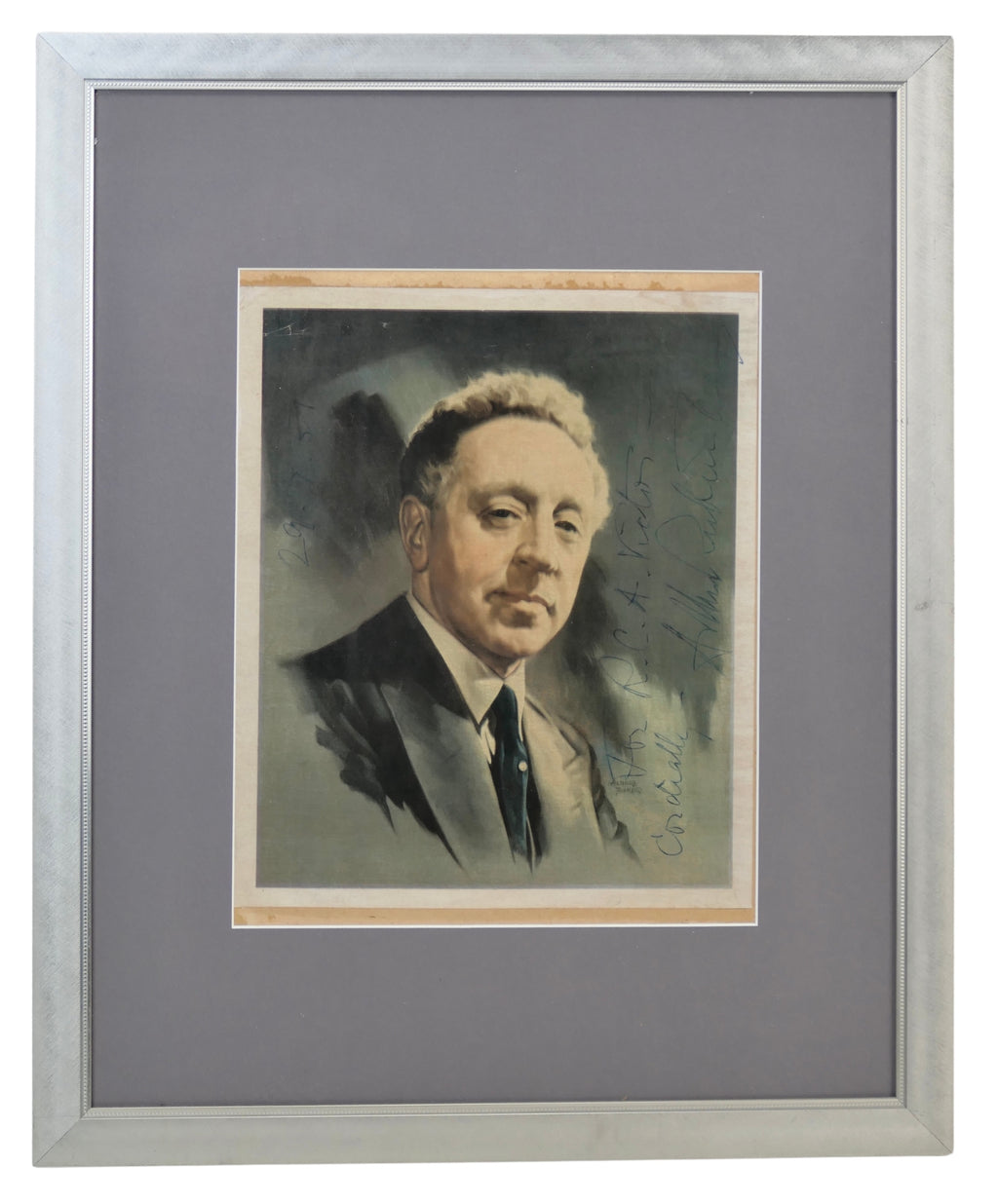 Rubinstein, Arthur. (1887–1982) Signed Portrait to RCA Victor ...