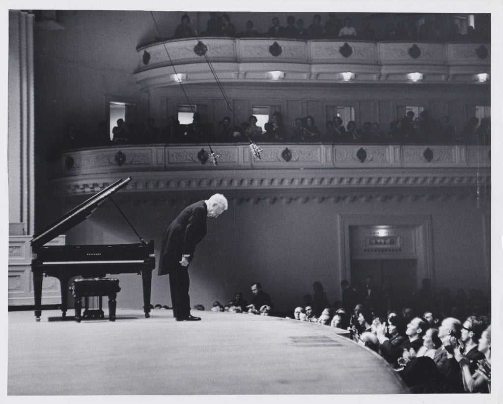 Rubinstein, Arthur. (1887–1982) Original Photograph, Taking a Bow ...