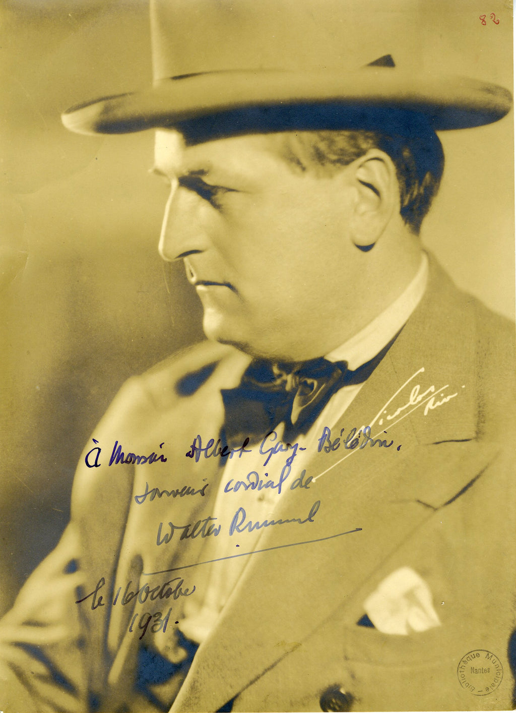 Rummel, Walter Morse. (1887 - 1953) Signed Photograph – Schubertiade ...