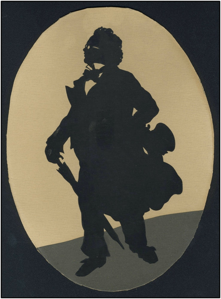 Schubert, Franz. (1797–1828) Beautiful Silhouette Portrait ...