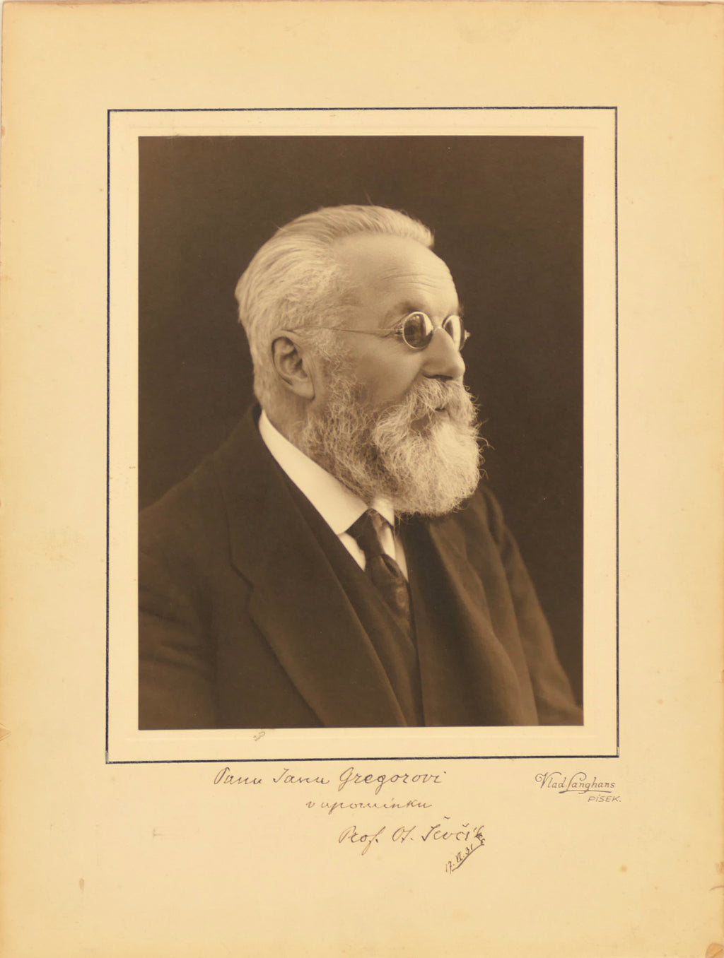 Sevcik, Otakar (1852-1934) Large Signed Photograph – Schubertiade Music ...