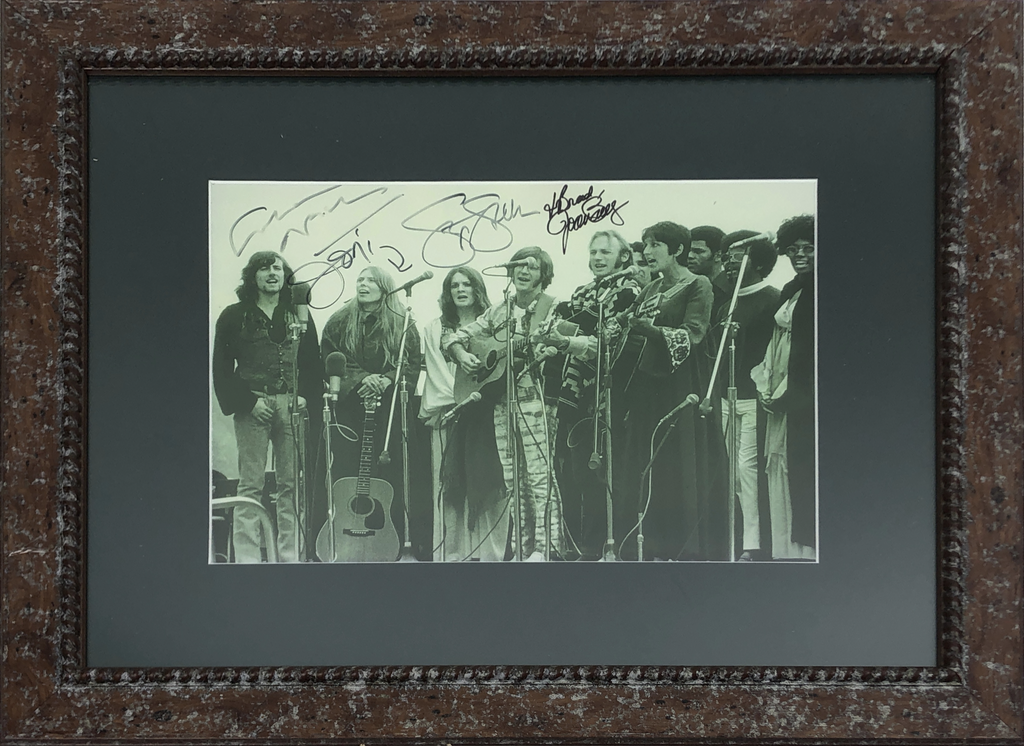 Mitchell, Joni. (b. 1943) & Baez, Joan. (b. 1941) & Stills, Stephen ...