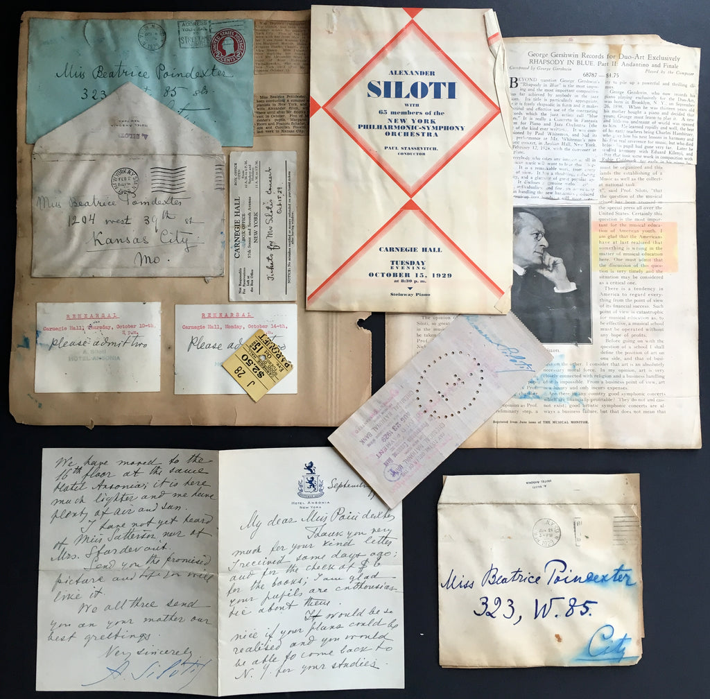 [Pianist] Siloti, Alexander [Ziloti, Aleksandr Il'yich]. (1863 - 1945 ...