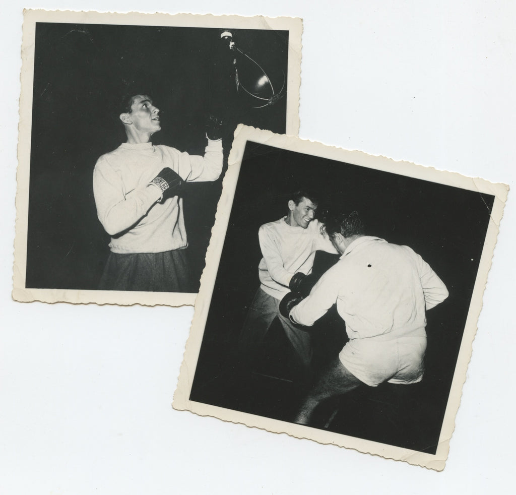 Sinatra, Frank. (1915–1998) Two Candid Boxing Photographs ...