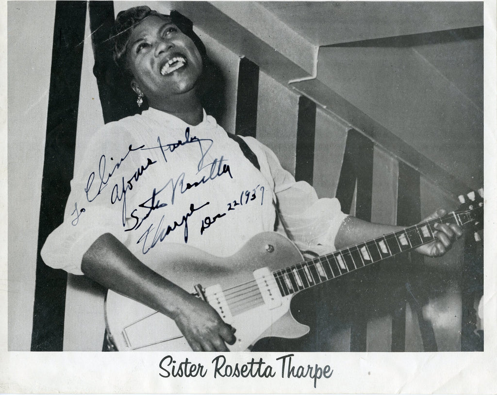 Tharpe, Sister Rosetta. (1915–1973) Signed Photograph – Schubertiade ...